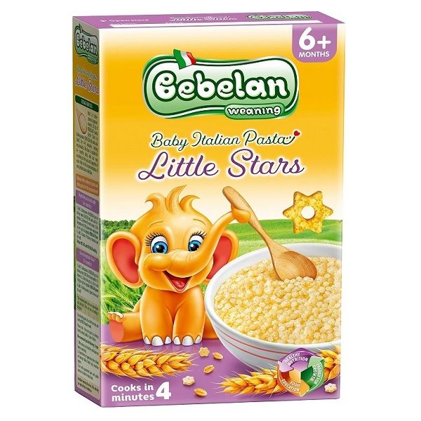 Bebelan Паста Baby Italian Pasta Little Stars за деца над 6 месеца х350 ...