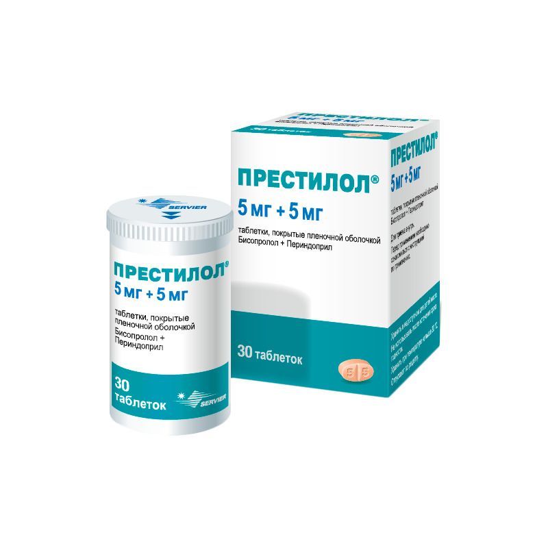 Престилол 5 mg/5 mg х30 филмирани таблетки