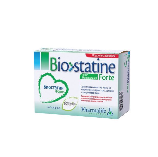 Pharmalife Biostatine Forte За здравето на сърцето и артериите x60 таблетки