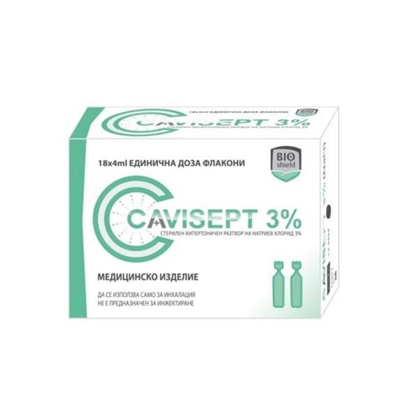 Bioshield Кависепт 3% х18 единични флакона