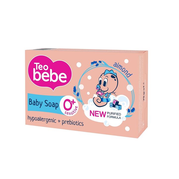 Teo Bebe Бебешки крем-сапун с масло от бадем х75 гр