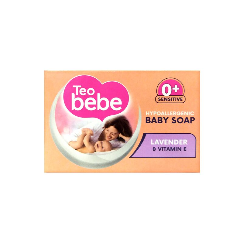 Teo Bebe Бебешки крем-сапун с екстракт от лавандула х75 гр