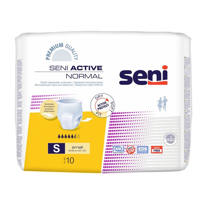 Seni Active Normal Гащи за възрастни, размер S х10 броя