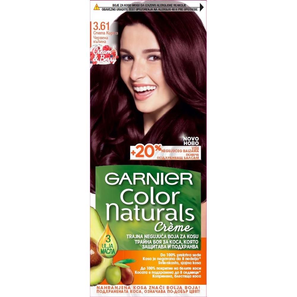 Garnier Color Naturals Трайна боя за коса, цвят 3.61