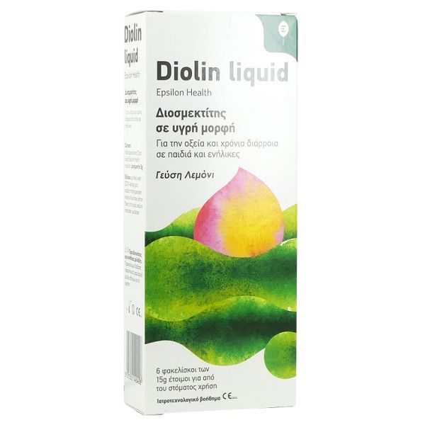 Epsilon Health Diolin Liquid Диосмектит при остра и хронична диария с ...