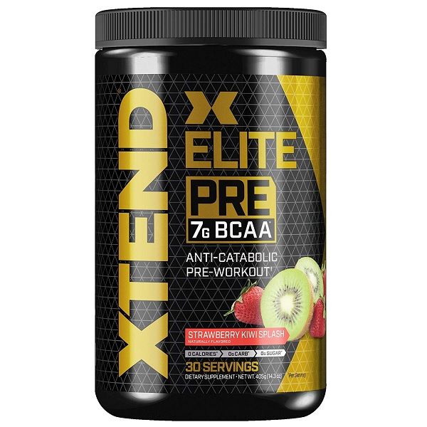 Xtend Elite Pre BCAA Предтренировъчен продукт с вкус на агода и киви ...