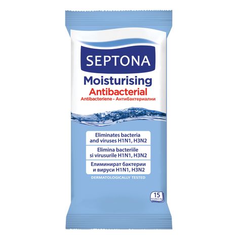 Agiva Антибактериални мокри кърпи за ръце х75 броя