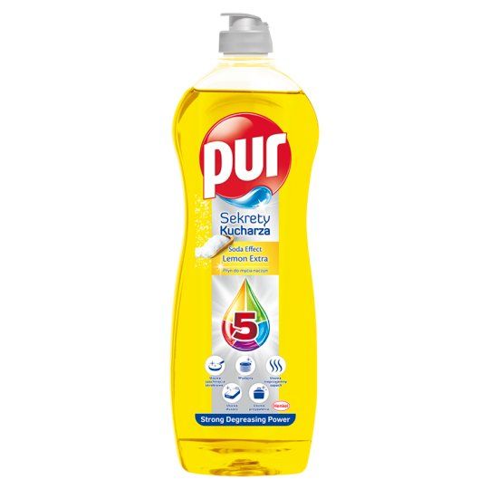 Pur Power Lemon Extra Препарат за миене на съдове х750 мл