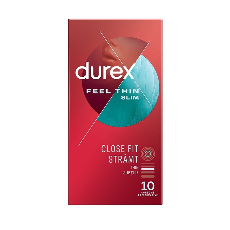 Durex Feel Thin Slim Fit Презервативи х10 броя