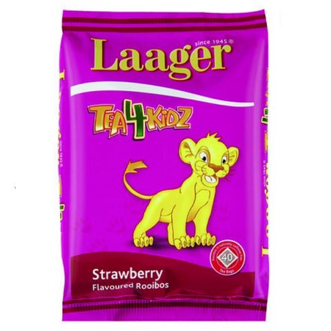 Laager Tea4Kidz Детски чай ройбос с аромат на ягода х40 филтърни пакетчета