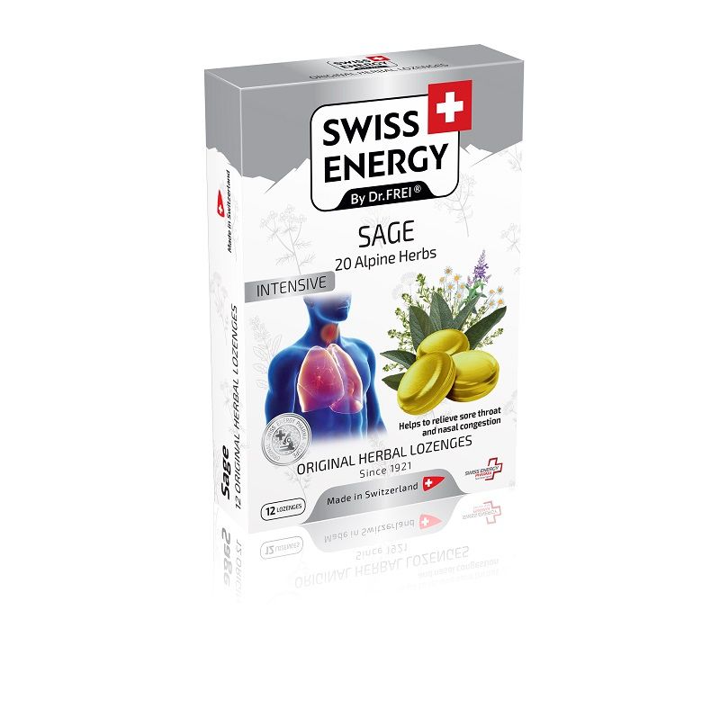 Swiss Energy Пастили с 20 билки и градински чай х30 броя