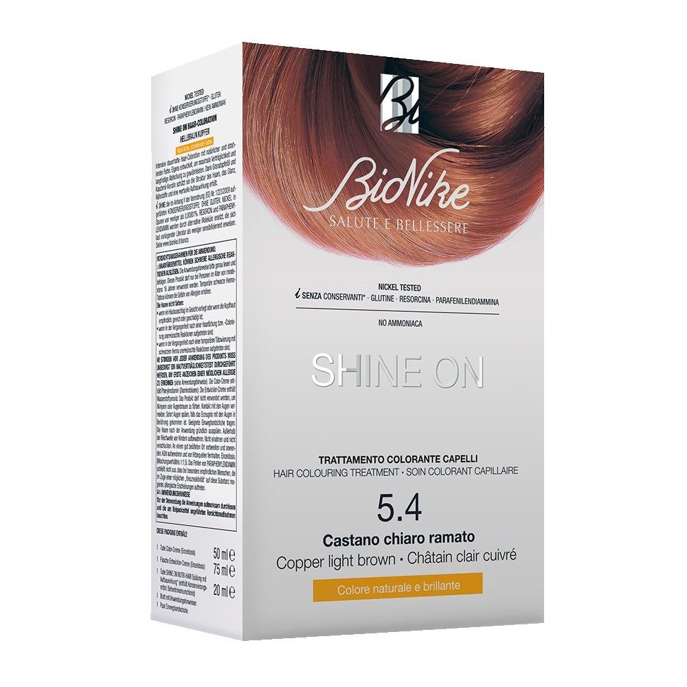 БИОНИКЕ/ BIONIKE SHINE ON БОЯ ЗА КОСА 5.4 COPPER LIGHT BROWN