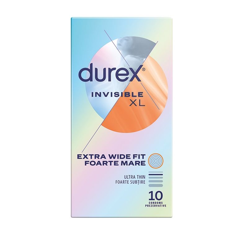 Дюрекс Invisible XL Презервативи 10 Броя