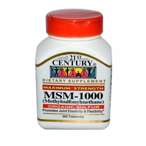 МЕТИЛСУЛФОНИЛМЕТАН МСМ ТБ 1000МГ 90БР 21ST CENTURY