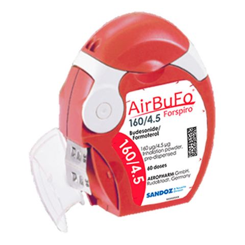 ЕРБУФО ФОРСПИРО 160МКГ+4,5МКГ/ДОЗА 2 Х 60 ДОЗИ