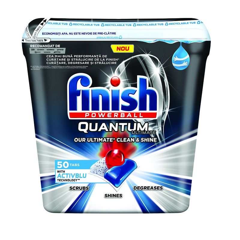 Finish Quantum Ultimate Таблетки за съдомиялна машина x50 броя
