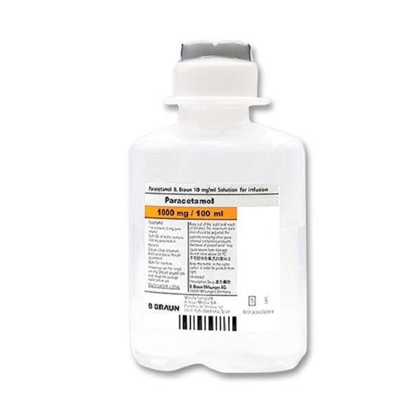 Парацетамол Б. Браун 10 mg/ml инфузионен разтвор х10 флакона B.Braun