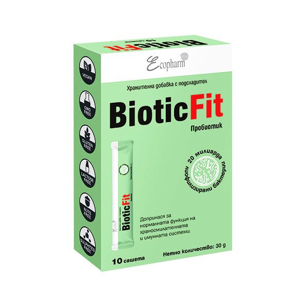 Биотикфит пробиотик х10 сашета Ecopharm