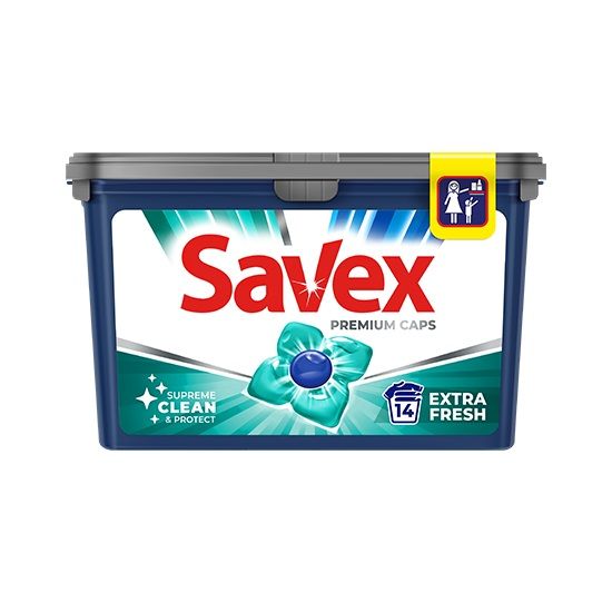 Savex Super Caps Extra Fresh Капсули за пране x14 броя
