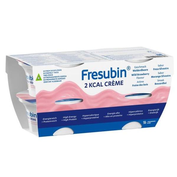 Fresubin 2 Kcal Крем с вкус на горска ягода 125 грама х4 броя