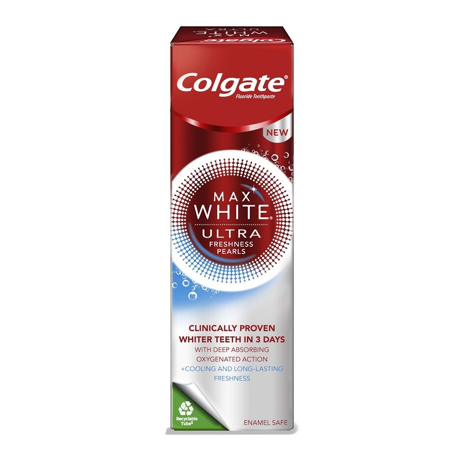 Colgate Max White Ultra Freshness Pearl Избелваща паста за зъби x50 мл