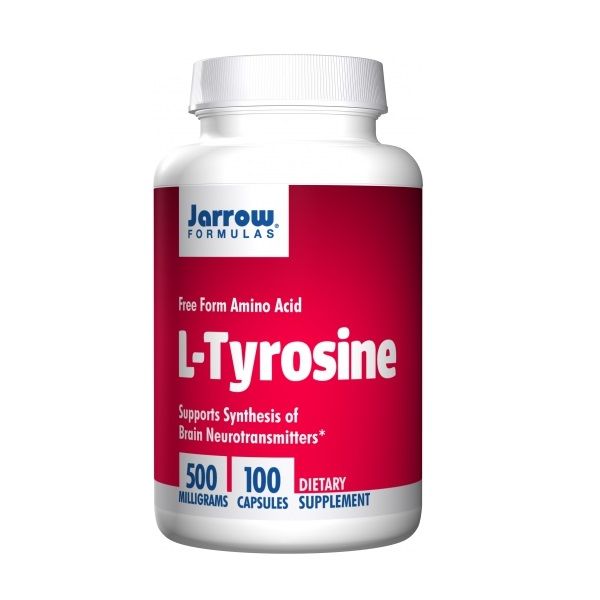 L-Tyrosine Л-тирозин, 500 мг x100 капсули, Jarrow
