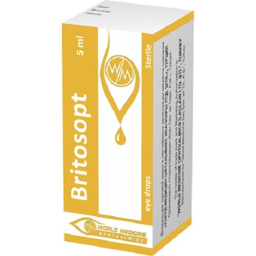 Бритосопт 10 mg/ml + 5 mg/ml капки за очи, суспензия х5 мл World Medicine
