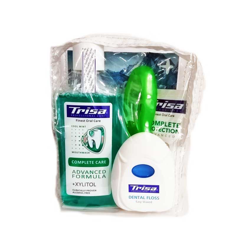 Trisa Fresh Kit to Go Промо комплект за пътуване Вода, Четка и Паста за ...
