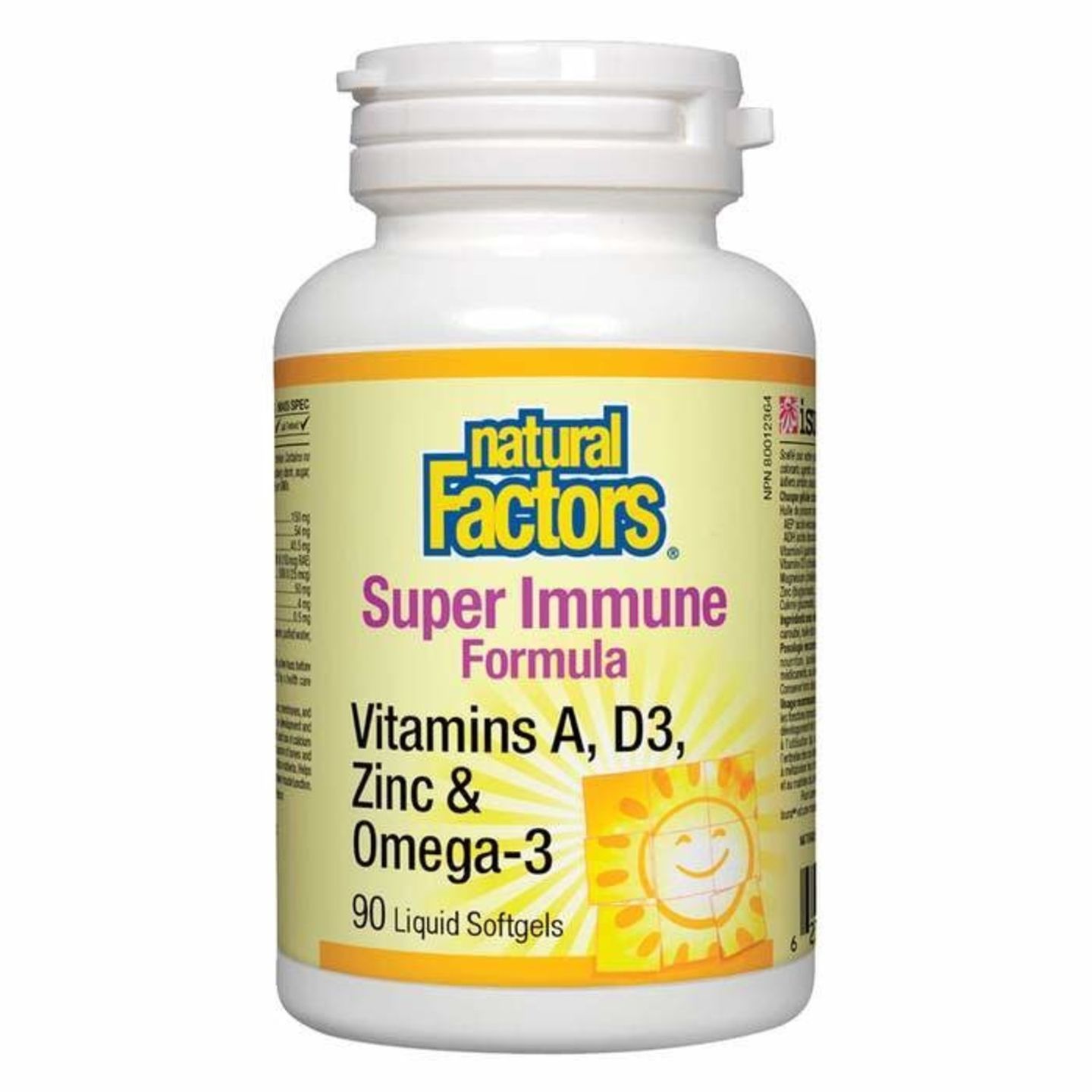 Super Immune Formula Витамини А и D3, цинк и омега-3 х90 софтгел ...