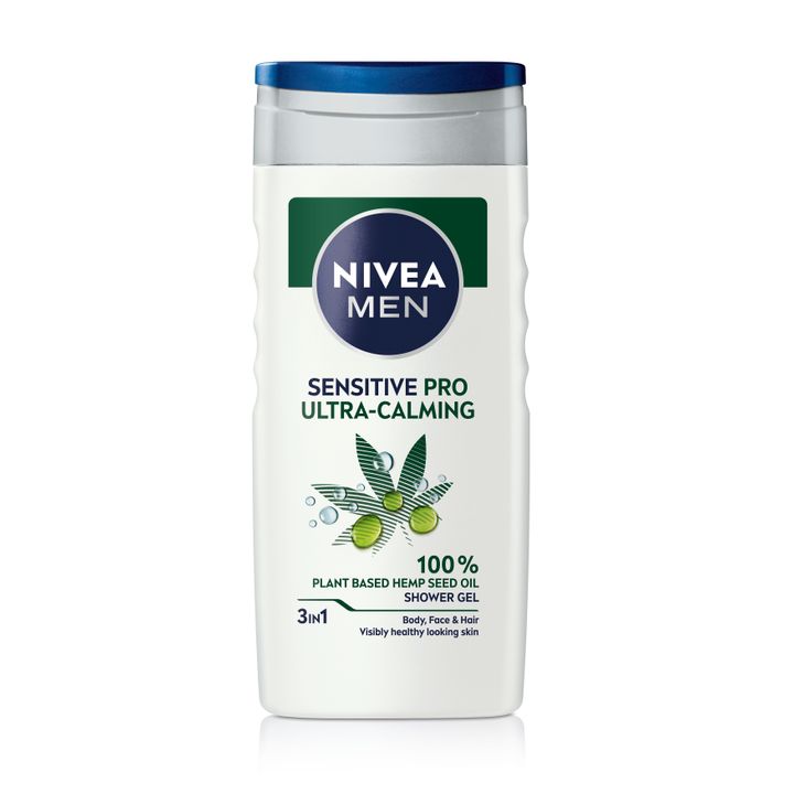 Nivea Men Sensitive Pro Ultra Calming Душ гел за мъже за тяло лице и