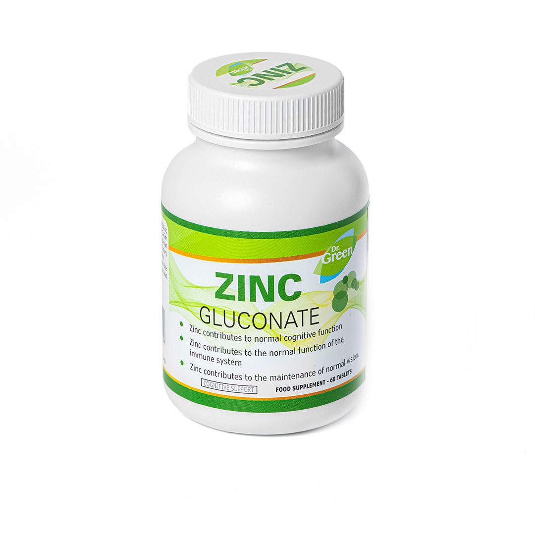 Цинк глюконат 25mg х60 таблетки Dr. Green