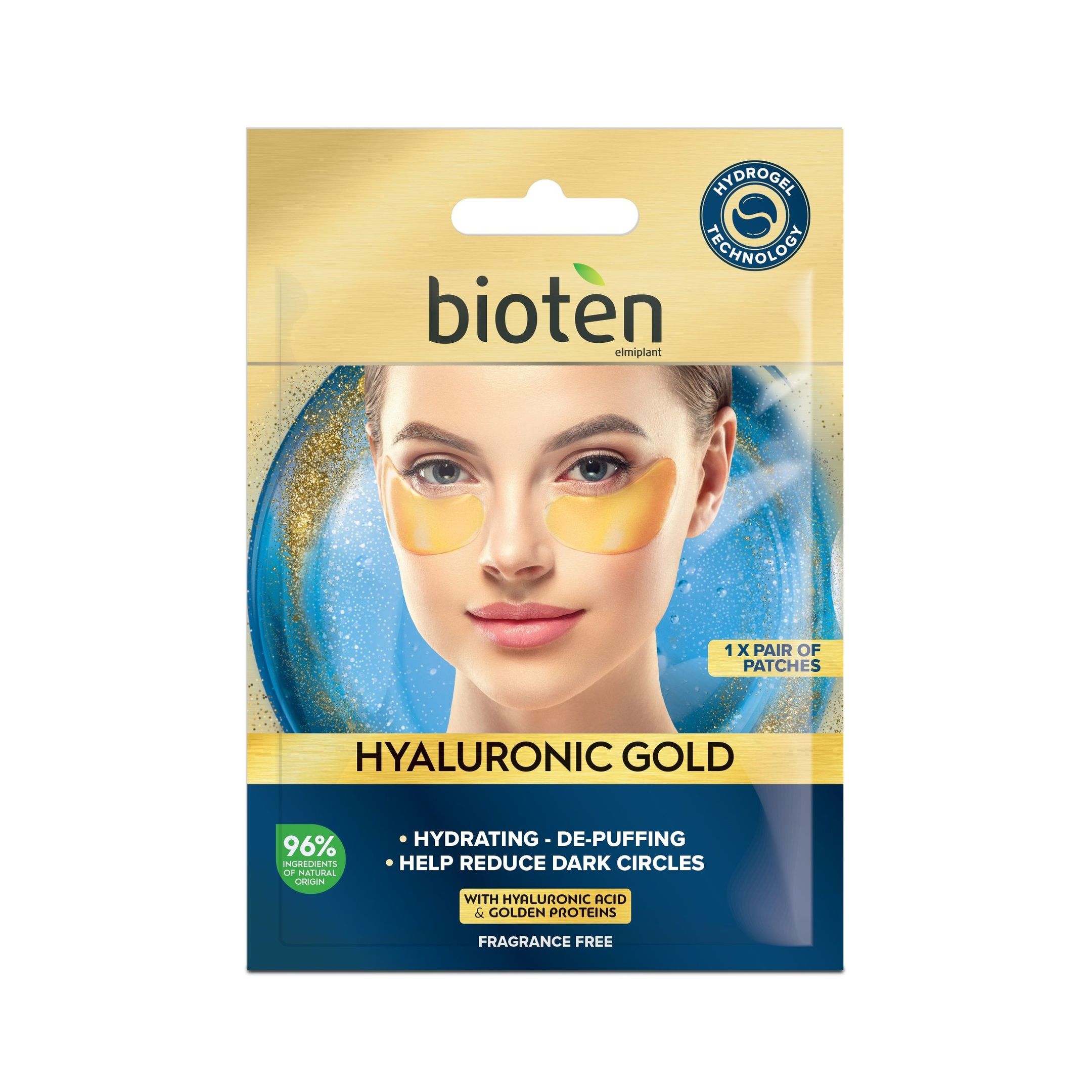 Bioten Hyaluronic Gold Маска за очи X5 5 грама