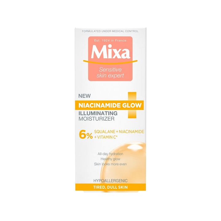 Mixa Niacinamide Glow Хидратиращ крем за лице x50 мл