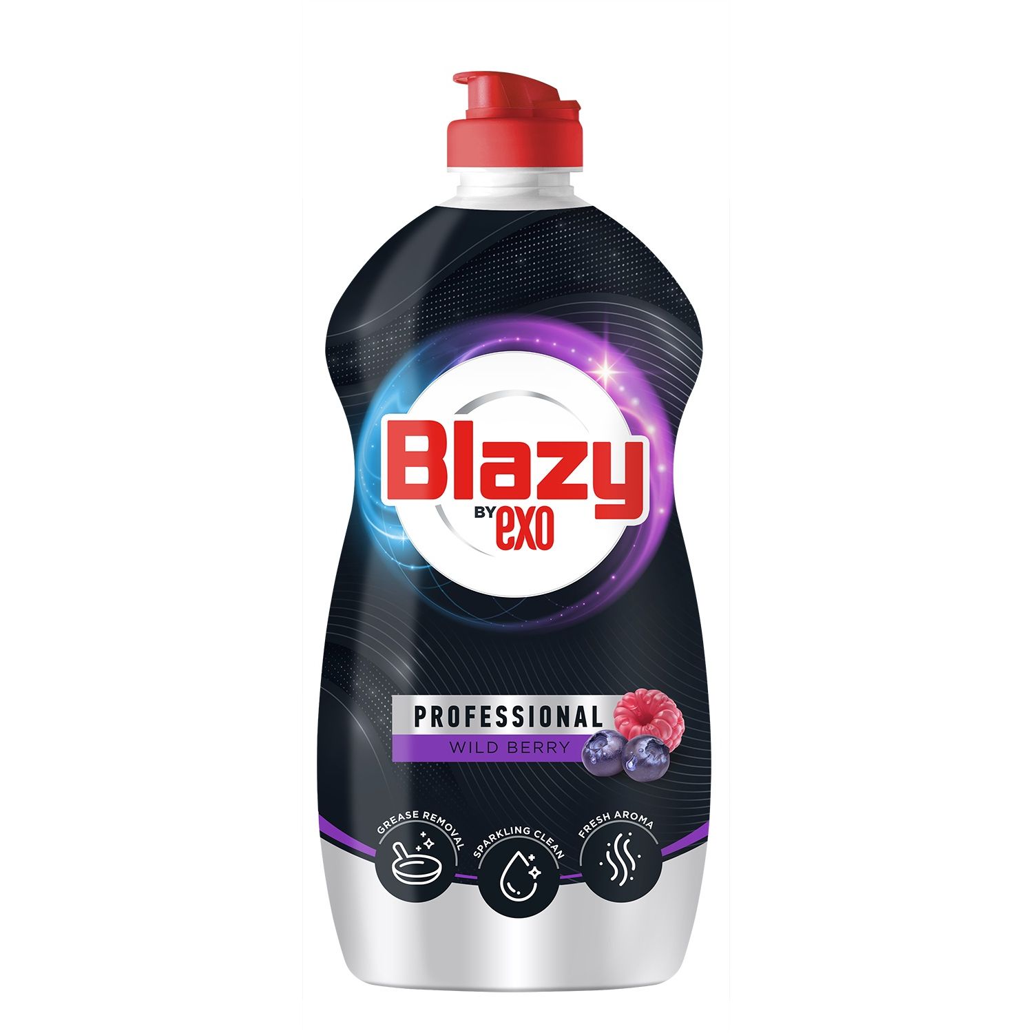 Blazy By Exo Professional Препарат за съдове Wild Berry x400 мл