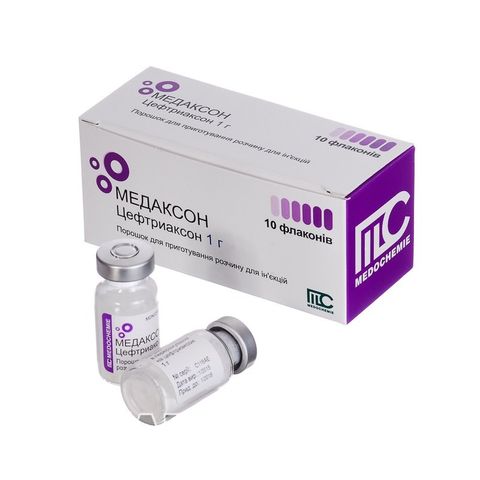 Медаксон 1 g прах за инжекционен разтвор х100 флакона Medochemie