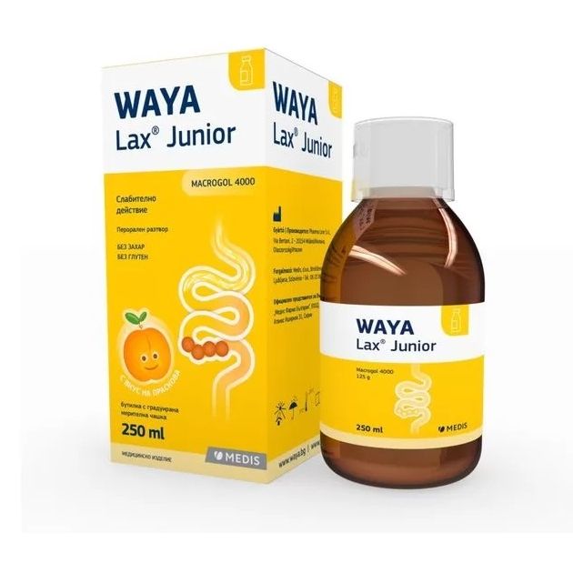 Waya Lax Junior Сироп със слабително действие х250 мл Medis