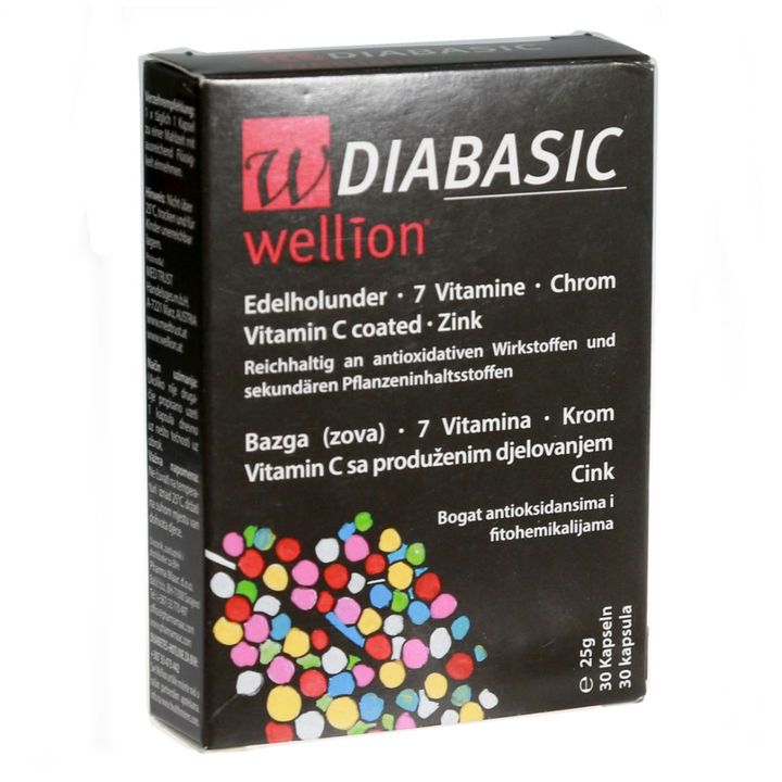Diabasic за диабетици х30 капсули Wellion