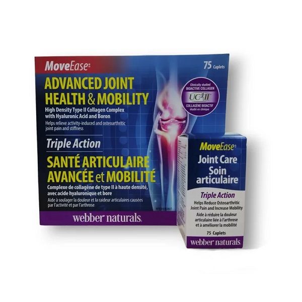 MoveEase Triple Action Joint Care Тройна грижа за ставите с колаген ...