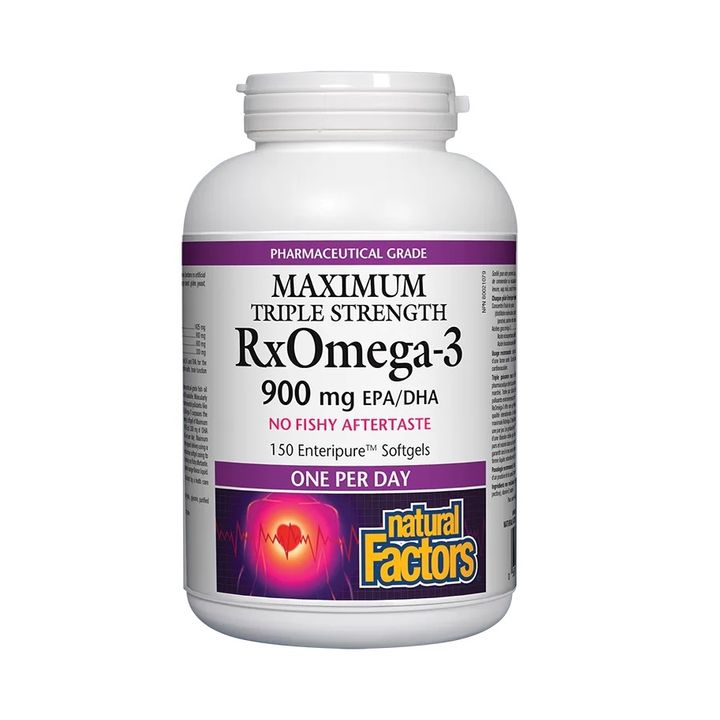 RxOmega-3 900 mg EPA/DHA Рибено масло 1425 mg х150 софтгел капсули ...