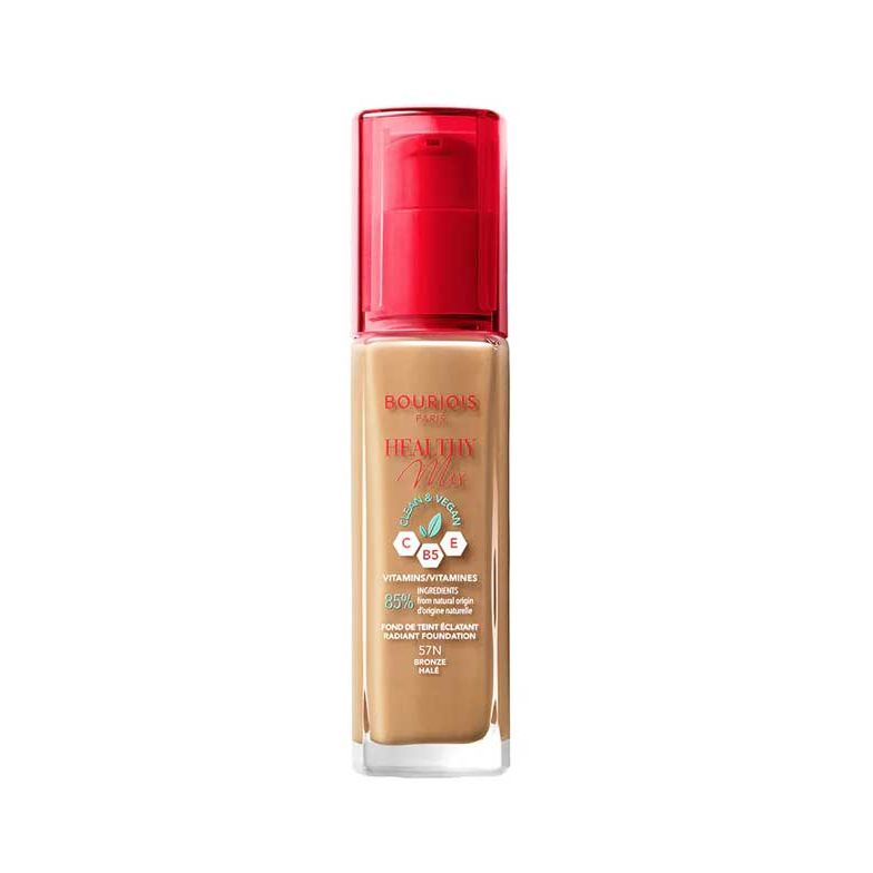 Bourjois Healthy Mix Clean Фон дьо тен за лице x30 мл, 57N Bronze