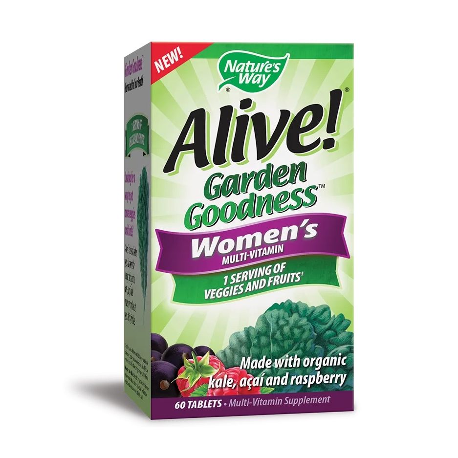 Alive Garden Goodness Мултивитамини за жени х60 таблетки Nature’s Way