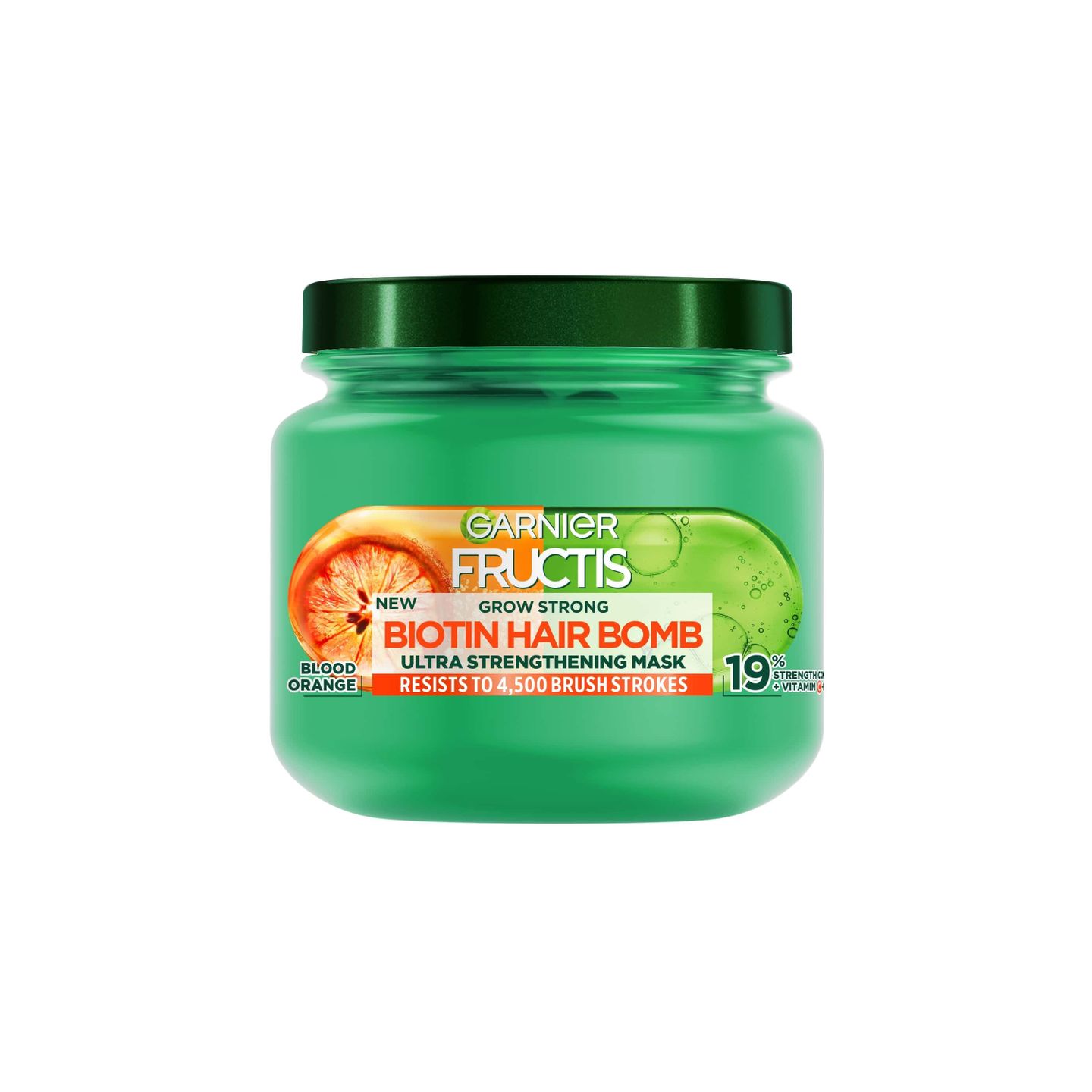 Garnier Fructis Grow Strong Biotin Hair Bomb Маска за коса, склонна към ...