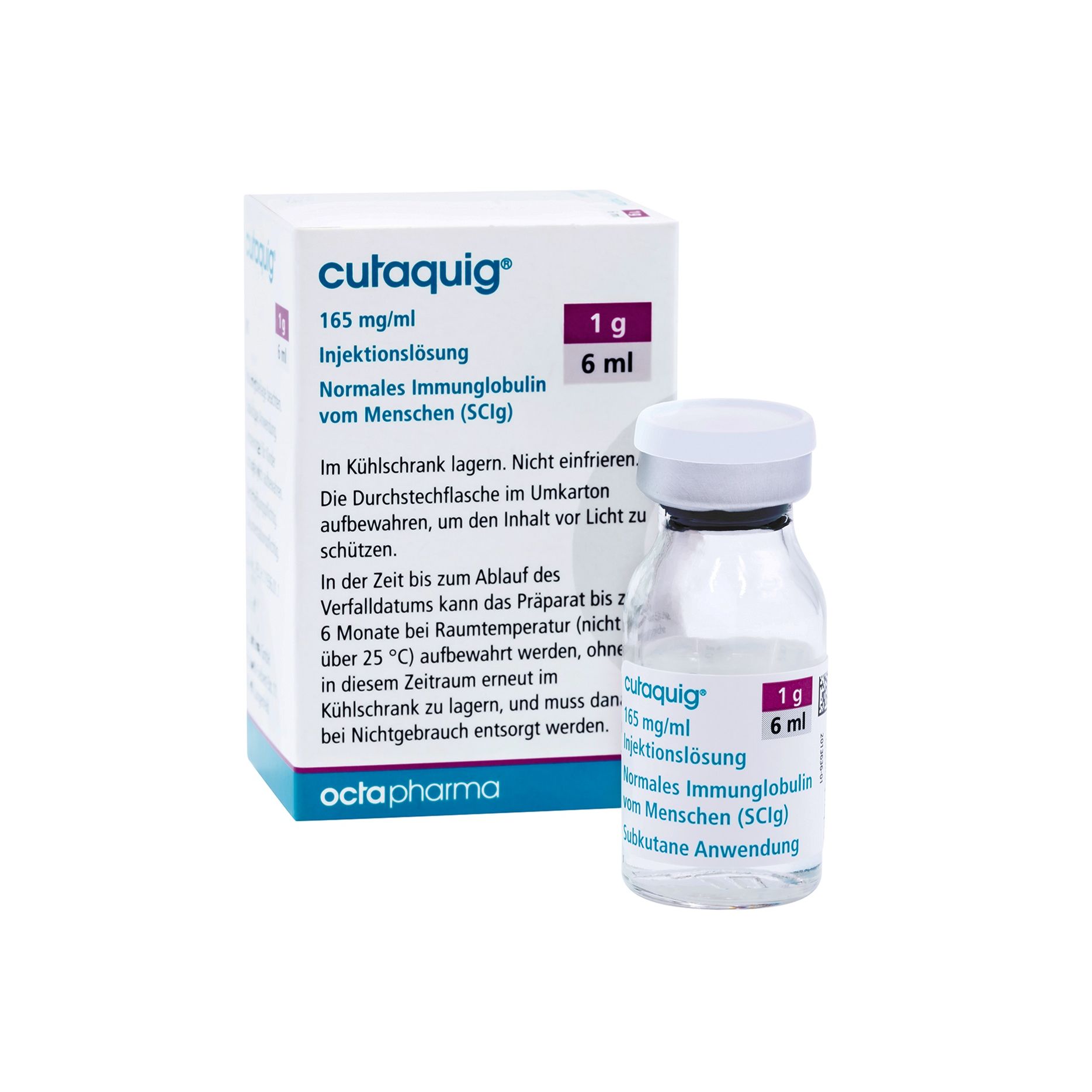 Кутакуиг 165 mg/ml инжекционен разтвор х20 мл