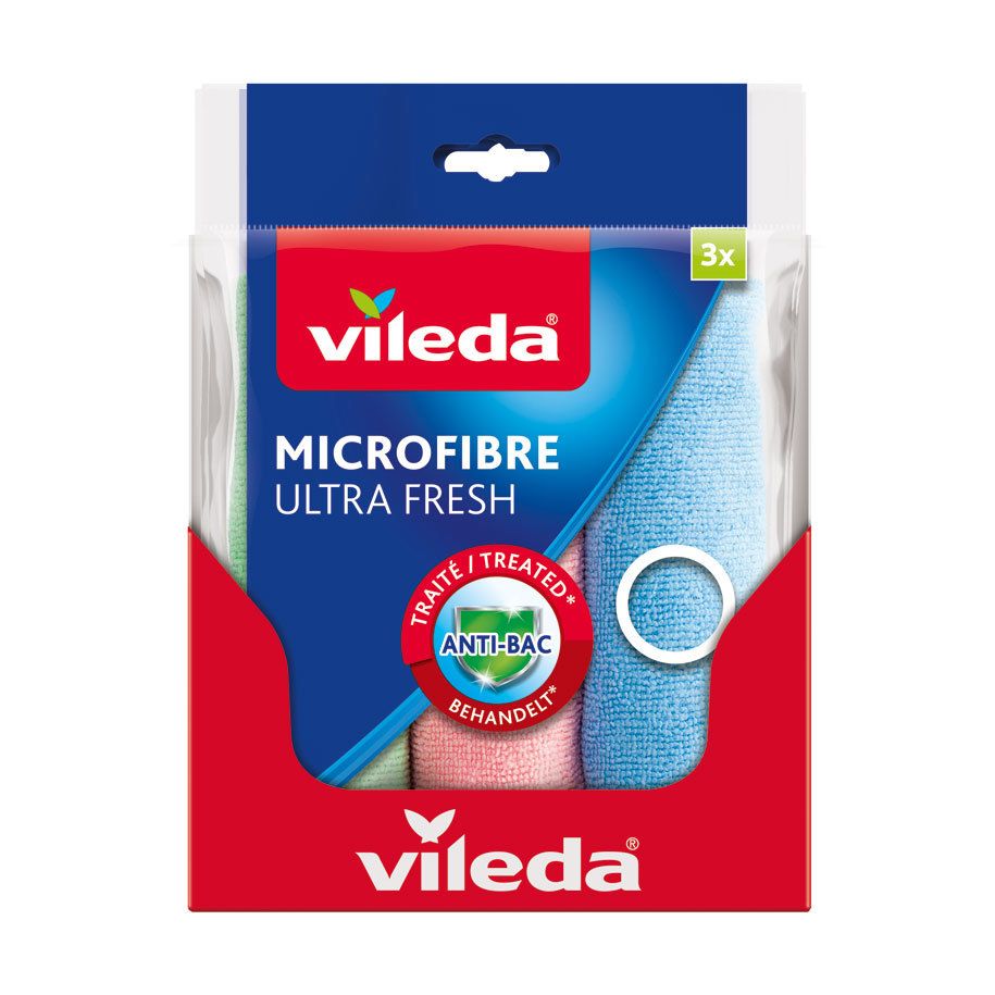 Vileda Ultra Fresh Микрофибърна кърпа х3 броя