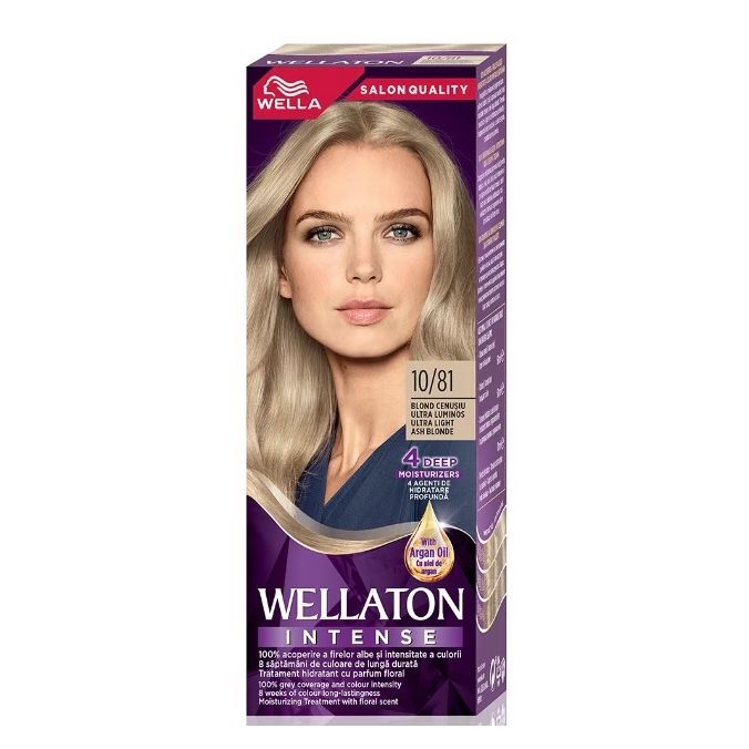 Wellaton Intense Дълготрайна боя за коса 10/81 Ultra Light Ash Blonde