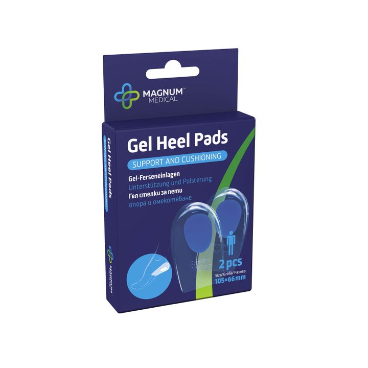 Magnum Medical Гел стелки за пети за опора и омекотяване x2 броя ...
