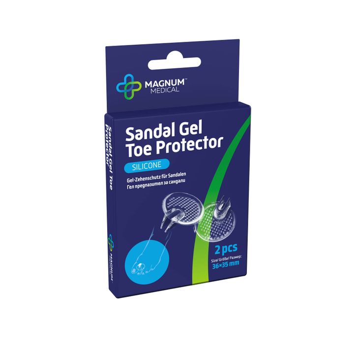 Magnum Medical Гел предпазител за сандали x2 броя, размер 36x35 мм