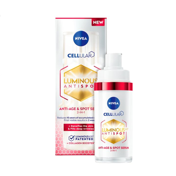 Nivea Cellular Luminous 630 2 In 1 Anti Age And Spot Серум за лице против