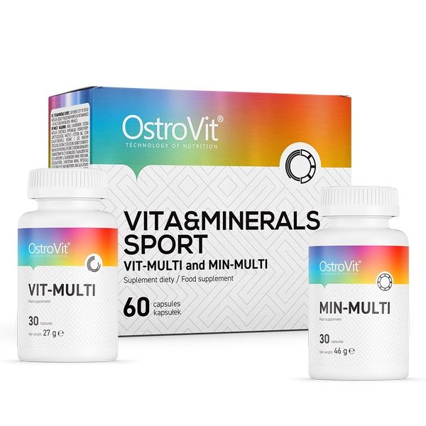 Vit&Min Sport Vit-Multi and Min-Multi Мултивитамини и мултиминерали ...