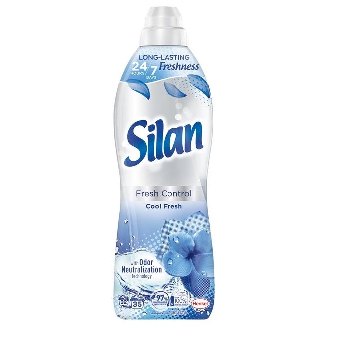 Silan Fresh Control Концентриран омекотител Cool Fresh x0.770 л, 35 пранета